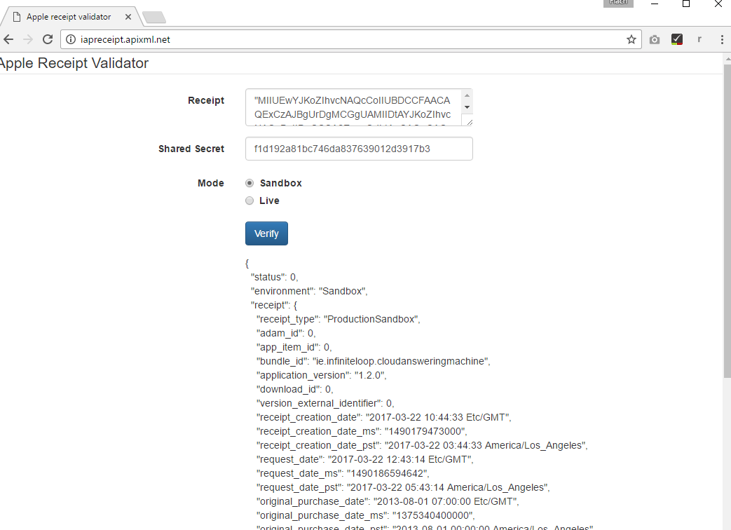 Validate an #IAP Receipt from #Apple | Network Programming in .NET