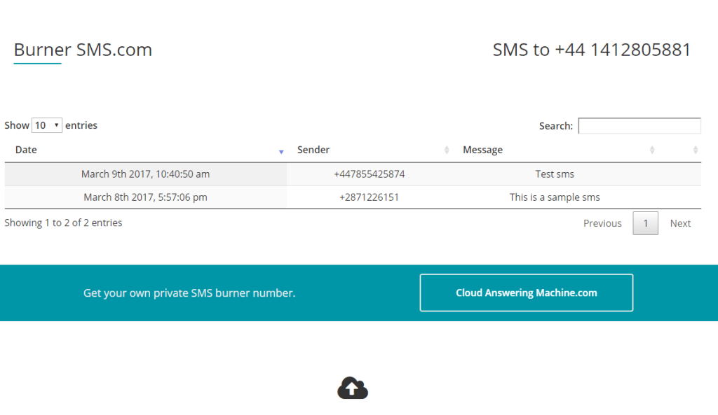 BurnerSMS.com – view #SMS messages received online with #NodeJS ...