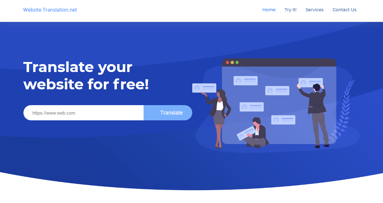 Free #website #Translation using a translator-proxy | Network ...