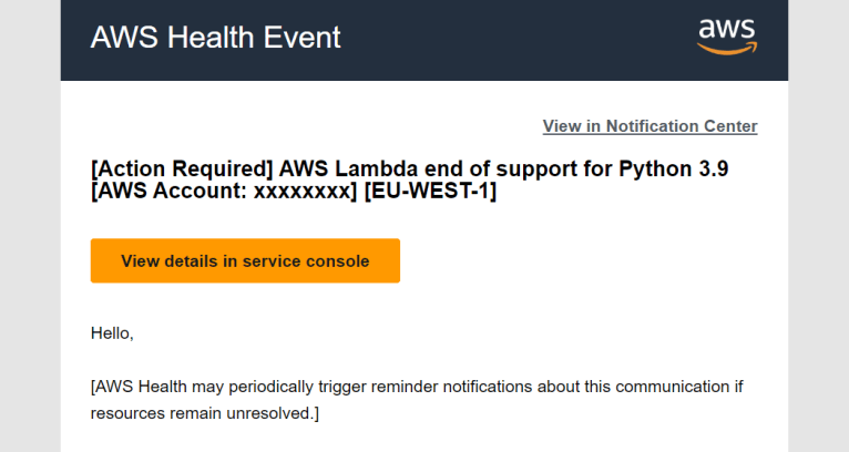 How to Check All AWS Regions for Deprecated Python 3.9 Lambda Functions ...